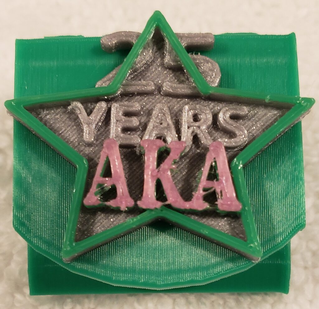 AKA Silver Star Camera Cover – Green Background | Captivations